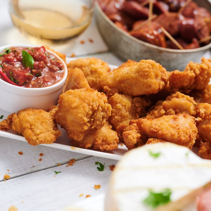 CB Chicken Bites with Muhammara Sauce - I Love CB Foods