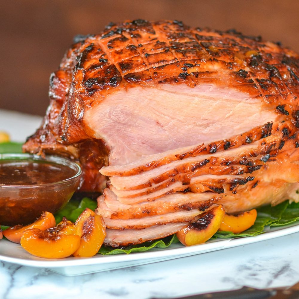 Peach Bourbon Ham - I Love CB Foods