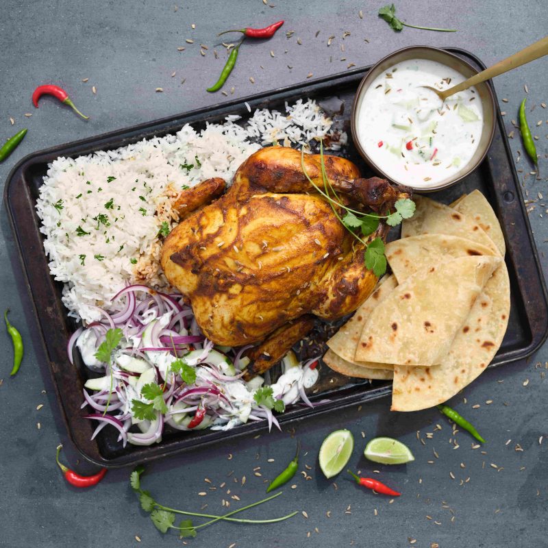 Roasted Tandoori Whole Chicken - I Love CB Foods
