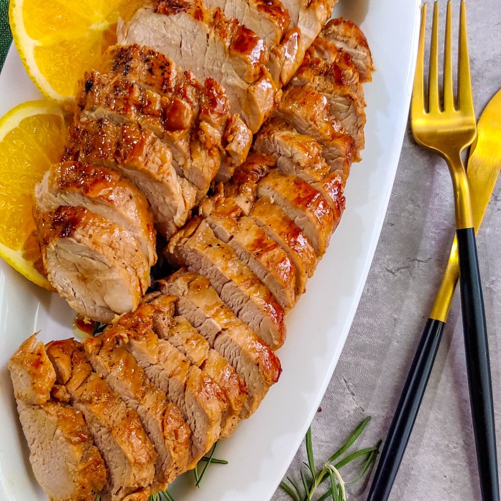 Orange Rosemary Roast Pork Tenderloin - I Love CB Foods