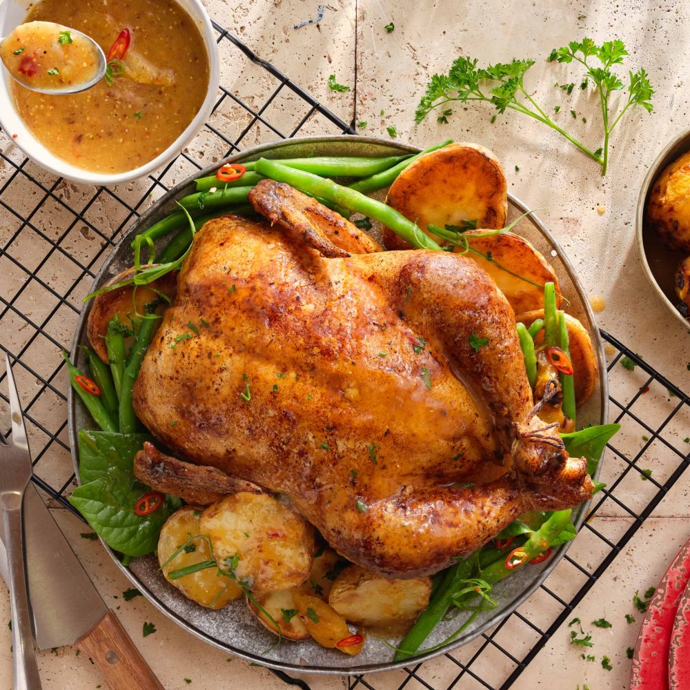 CB Chicken June Plum Glazed Roast Chicken - I Love CB Foods